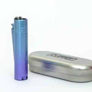 1 X Full Size Refillable Metal Clipper Special Collection Lighter GREEN ...