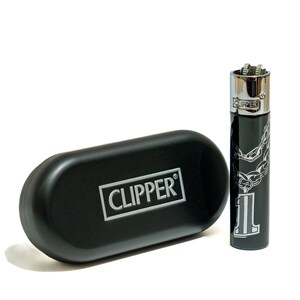1 X Full Size Refillable Metal Clipper New Collection Lighter With Gift ...