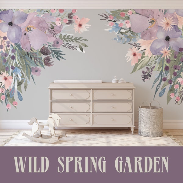 Flower Wall Decals - Etsy