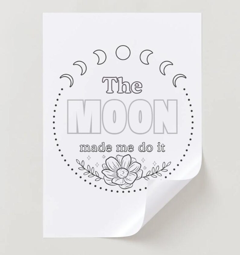 Whimsical Goth Colouring Pack – 10 Witchy Printable Pages | Skull, Moth ...