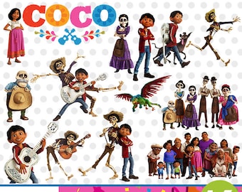 Coco clipart | Etsy