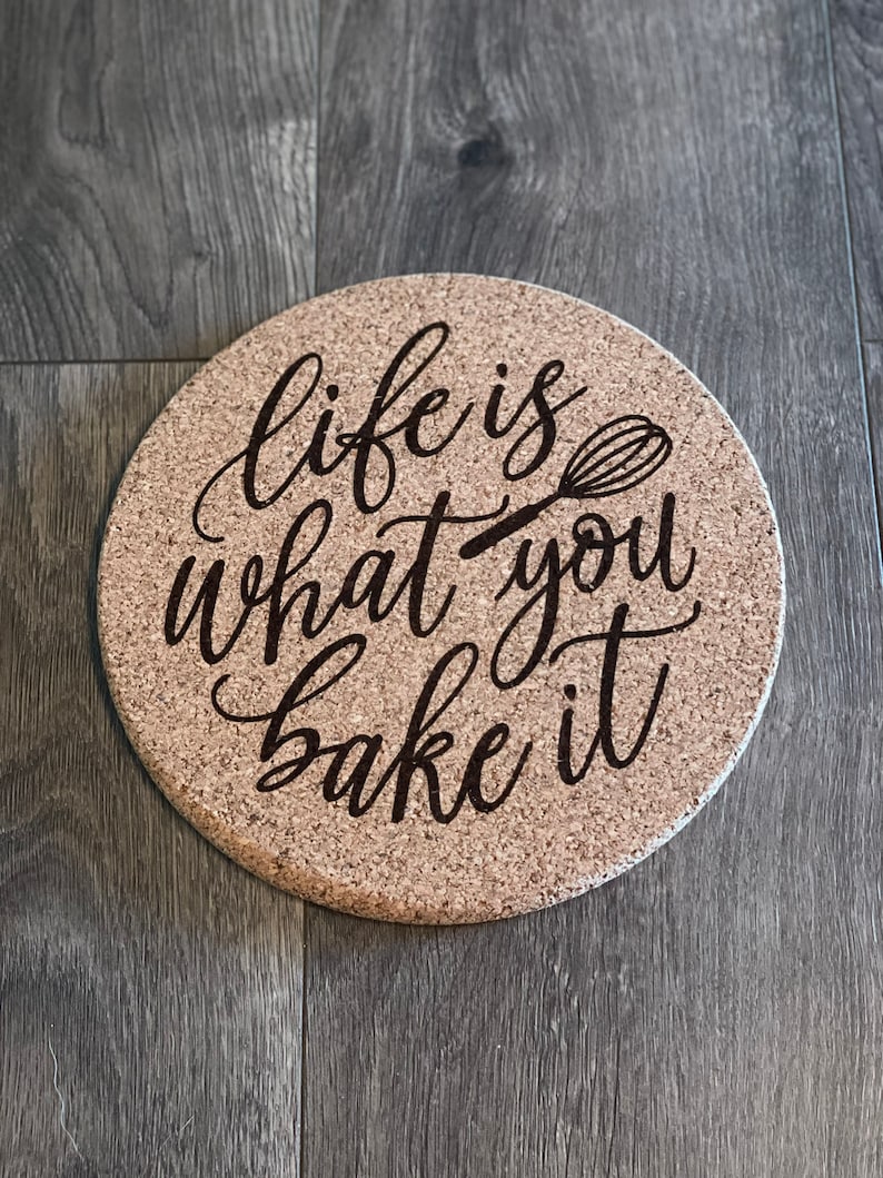 Cork Trivet-funny Kitchen Sayings and Phrases Cork Trivet-hot - Etsy