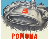 Pomona Road Races California Sports Car Club 1956 - Etsy