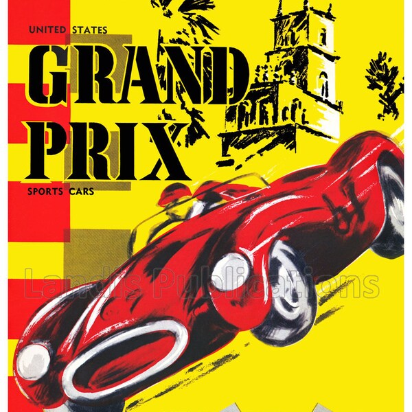 Grand Prix Poster - Etsy