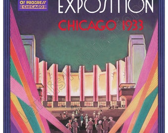 Century of Progress Poster | Etsy