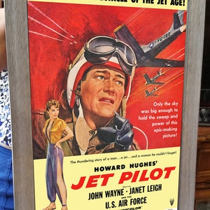John Wayne & Janet Leigh in Jet Pilot - 1957 Movie Poster - Etsy