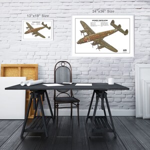 Lockheed Constellation Airliner Cutaway Dramatic Illustration - 1945 ...