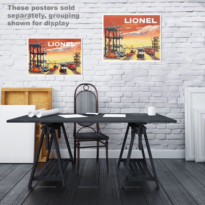Lionel Rocket Train 1958 Vintage Poster - Etsy