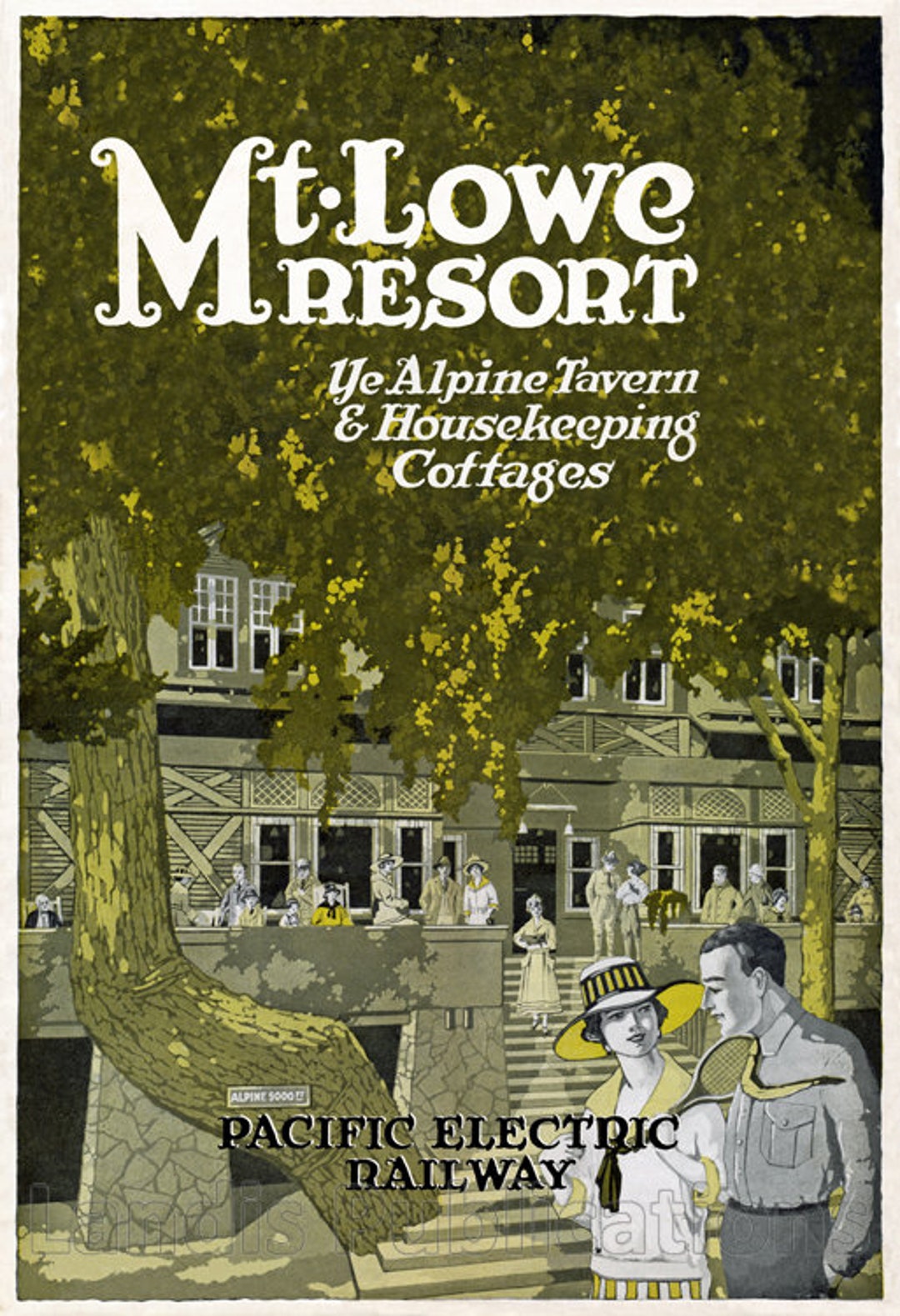 Mount Lowe Resort & Alpine Tavern 1920's Advertising - Etsy