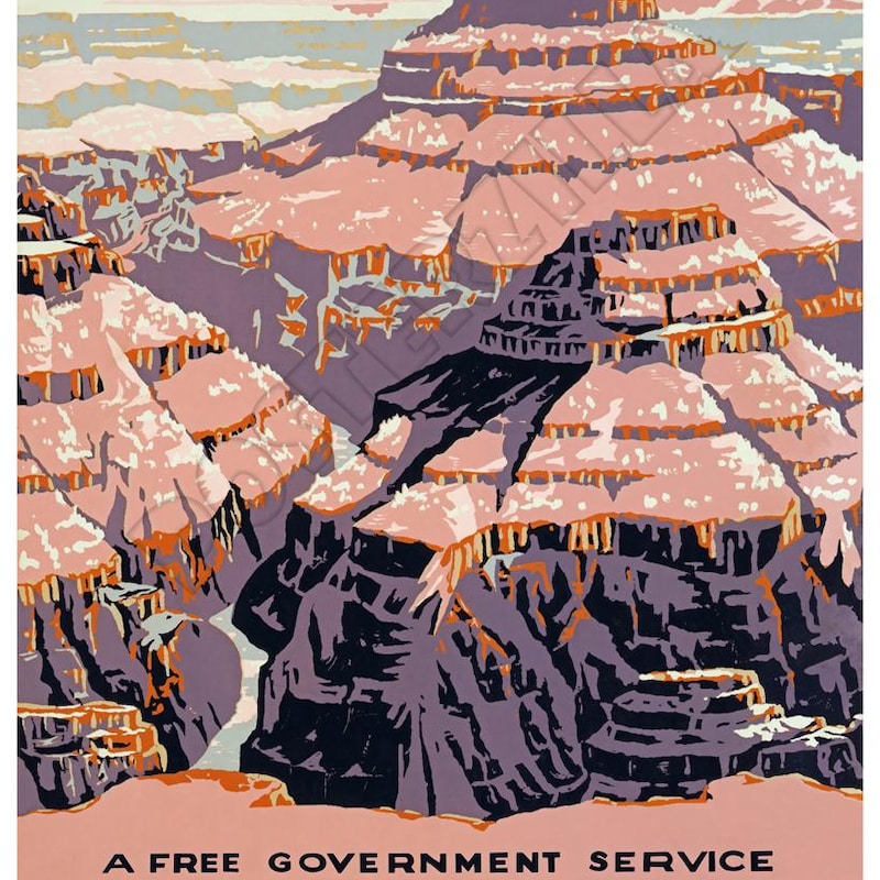 Wpa Poster - Etsy