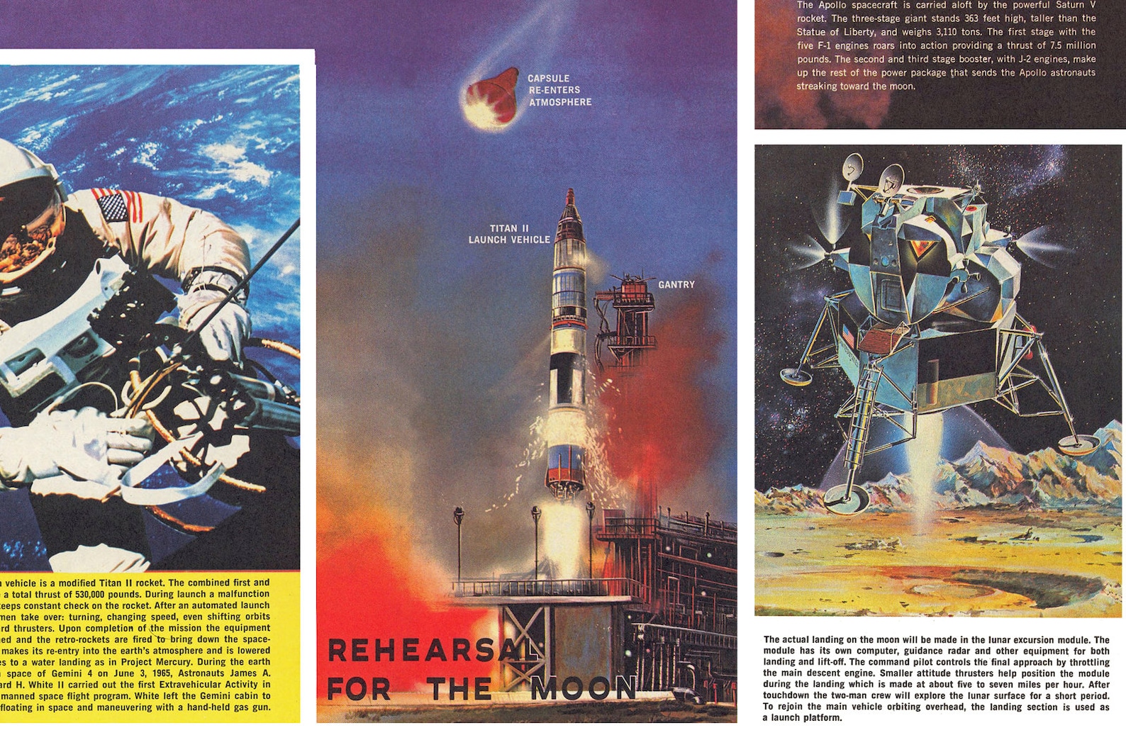 Americas Space Flight Program: Mercury to Apollo 1969 NASA | Etsy