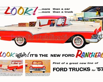 Ford Ranchero Art - Etsy