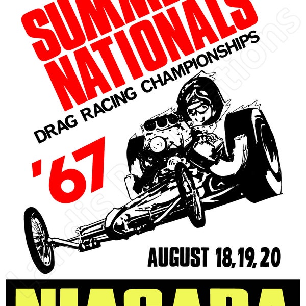 Vintage Nascar Posters - Etsy