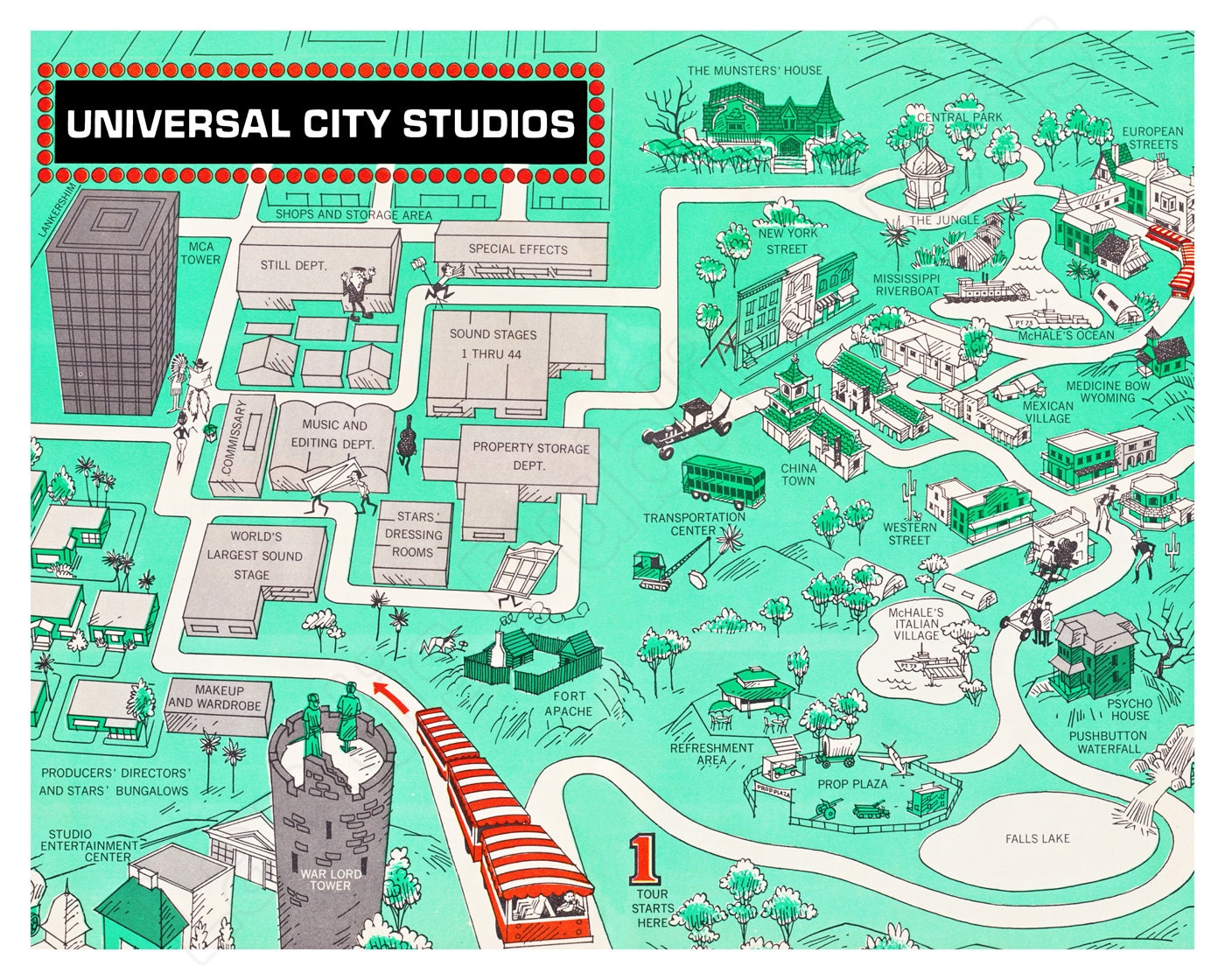Universal Studio Map
