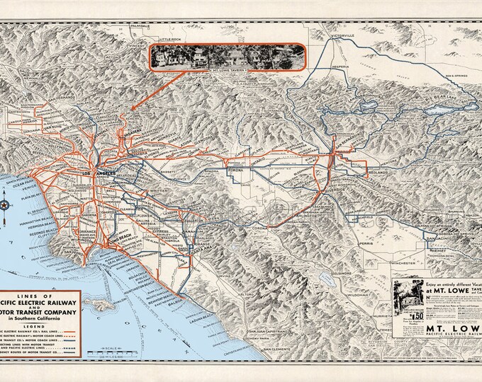 1933 Texas State Highway Map - Etsy