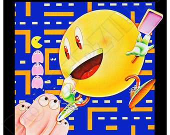 Atari 2600 Ms. Pac-man Box Art Wall Art - Etsy