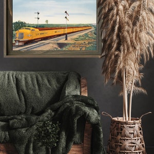 Union Pacific Railroad City of Denver Streamliner Poster - Beautiful ...