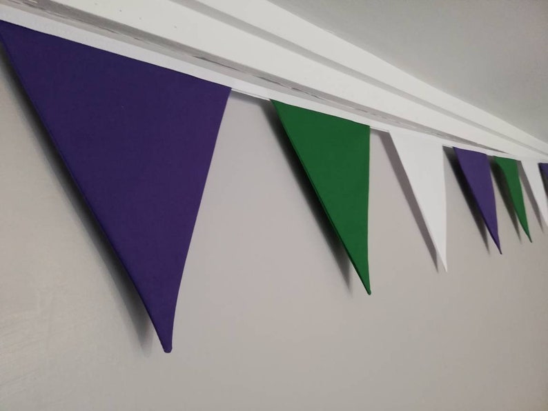 Suffragette or Gender Queer Theme Fabric Bunting Purple | Etsy