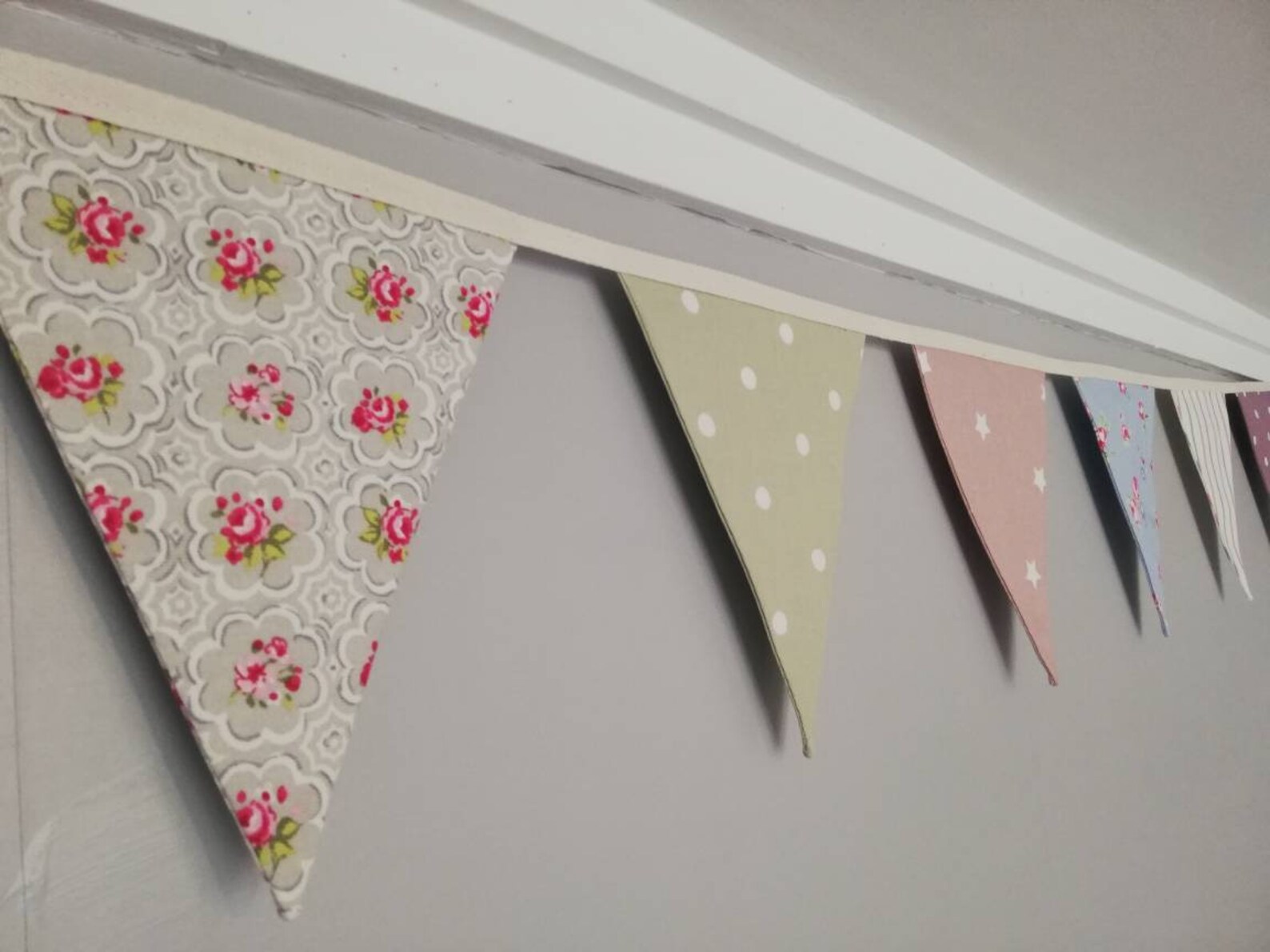 Shabby Chic Bunting - Random Designs - Etsy
