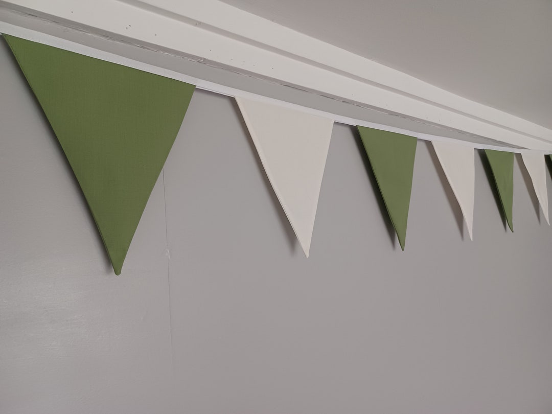 Wedding Bunting, Sage Green, Cornflower Blue, Rose Pink or Peach With ...