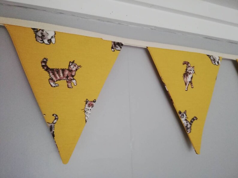 Cats and Kittens Bunting Cute Cats in a Variety of Poses. - Etsy UK
