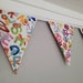 Checked Homemade Fabric Bunting, Available in 2 Colours - Approx 2.5 ...