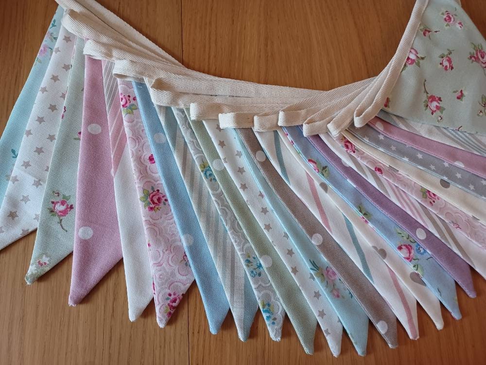 Shabby Chic Bunting - Random Designs - Etsy UK