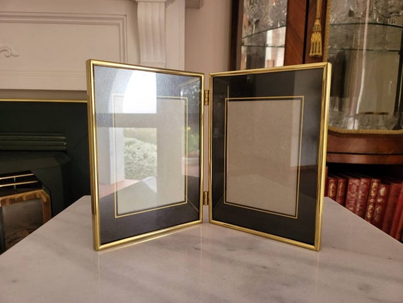 Vintage Solid Brass Double Picture Frame 9 X 13 Cm / 13 X 18 - Etsy