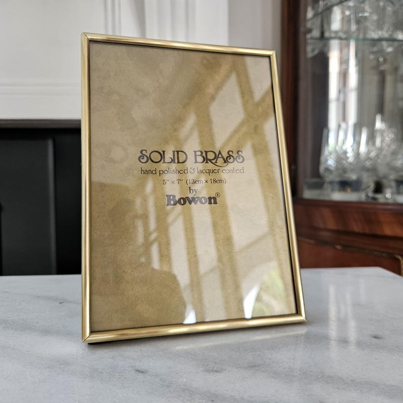 Brass Picture Frame - Etsy