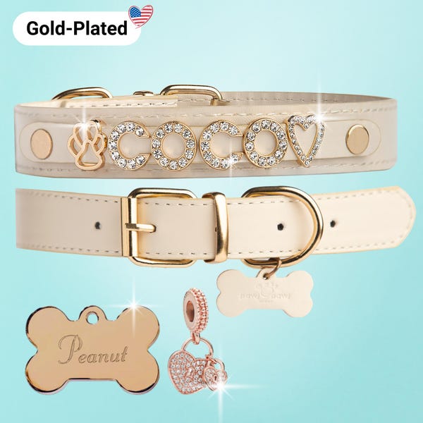 Fancy Dog Collar Personalized - Etsy