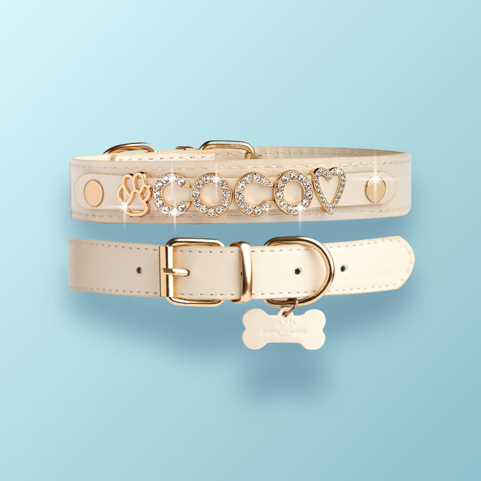 Custom Collars, Bedazzled Collars, Dog Collar, Personalized Leather ...