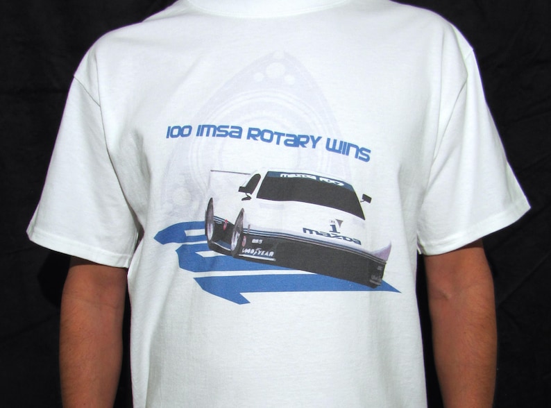 Mazda 4-rotor RX-7 IMSA GTO "100 Rotary Wins" T-shirt - Etsy