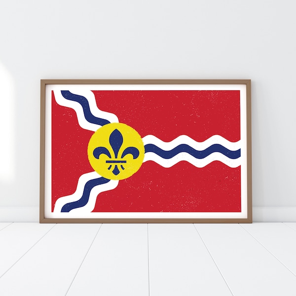 Louis Flag Poster - Etsy