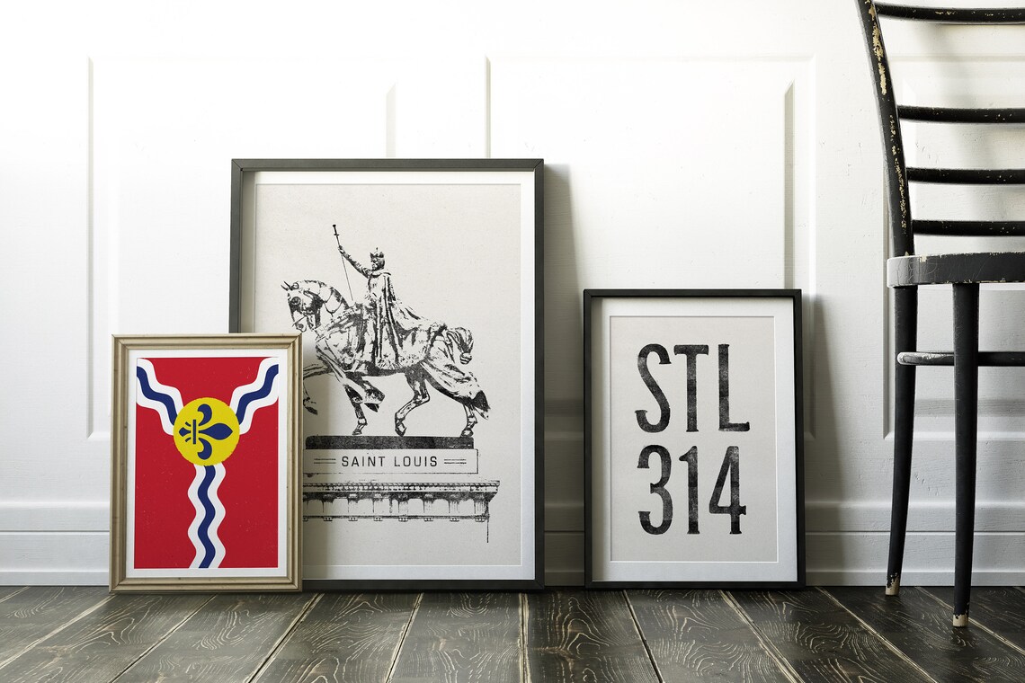 Stl 314 Print, St Louis Art, Poster, Home Decor, Printable Digital ...