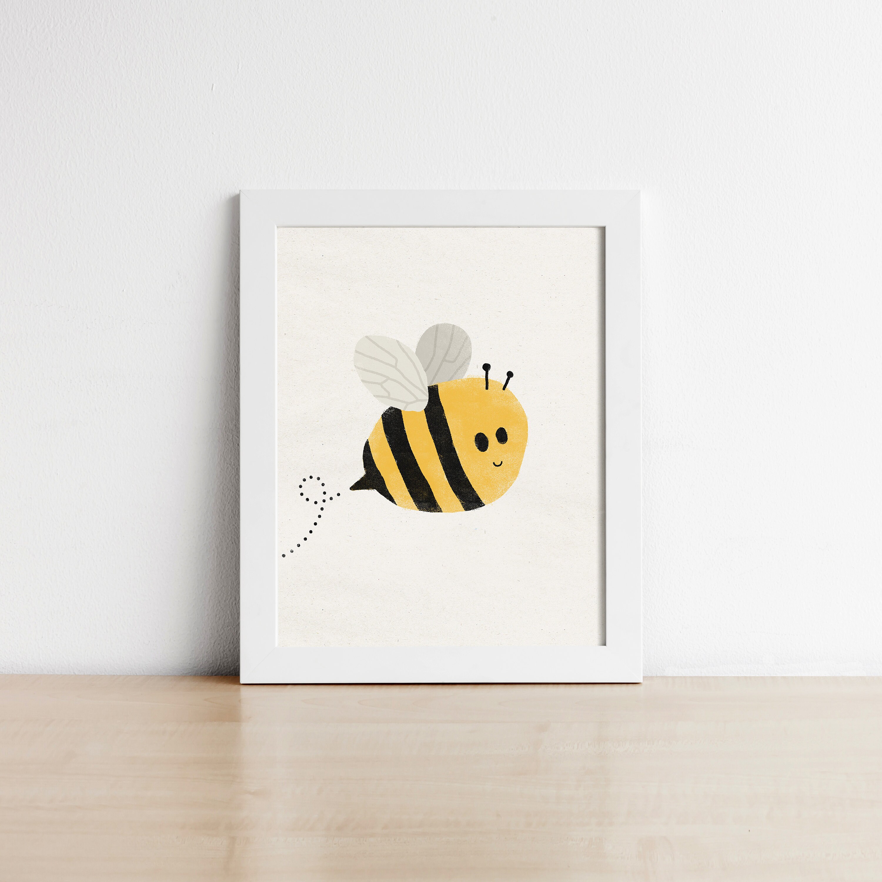 Bee Print Nursery Decor Bee Poster Bee Nursery Theme | Etsy