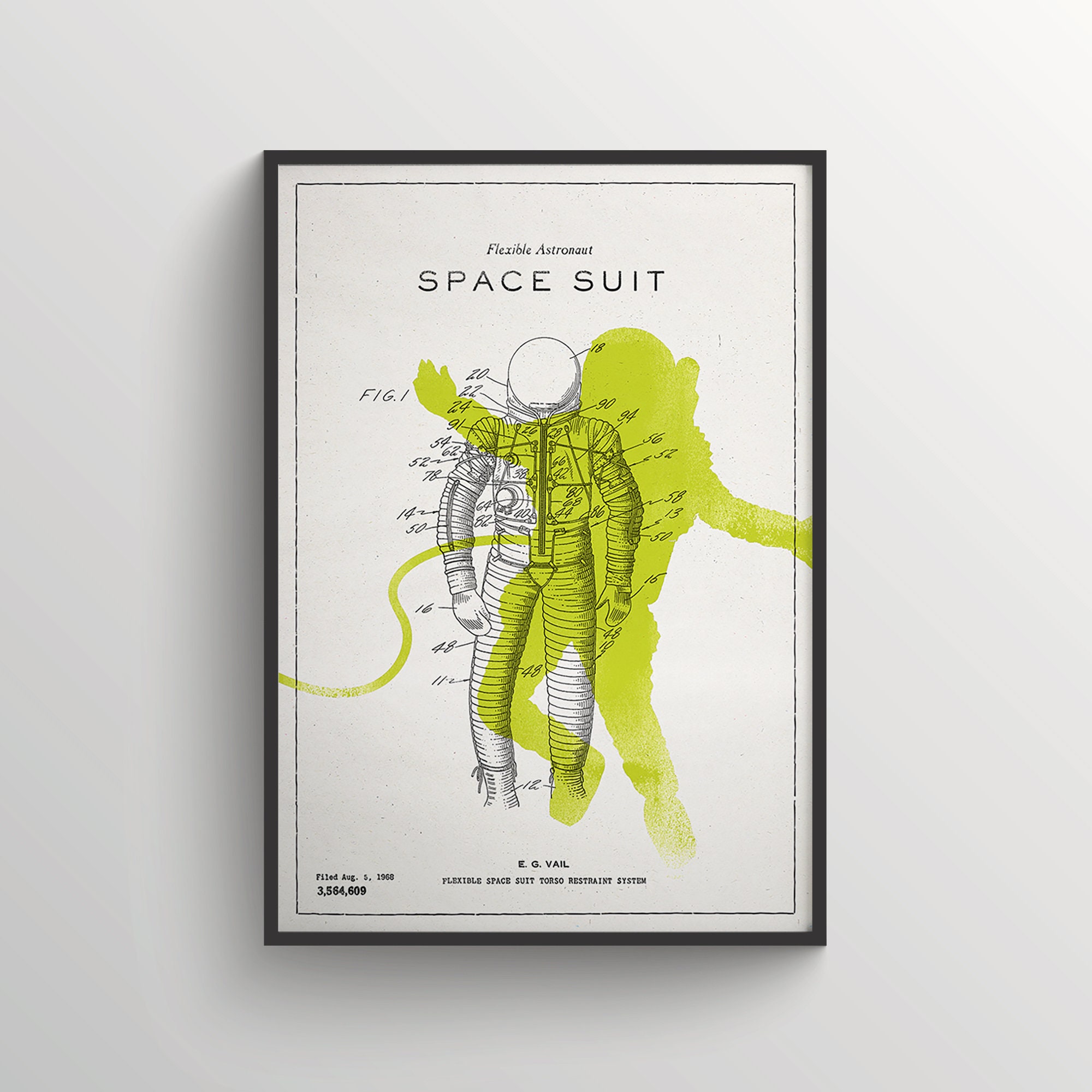 Astronaut Print Space Poster Kid's Room Decor Printable - Etsy