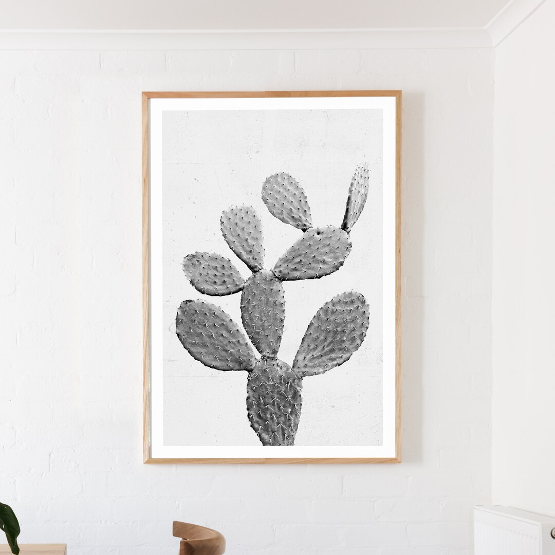 Cactus Print, Home Decor, Printable Digital Download, Wall Art, Nature ...