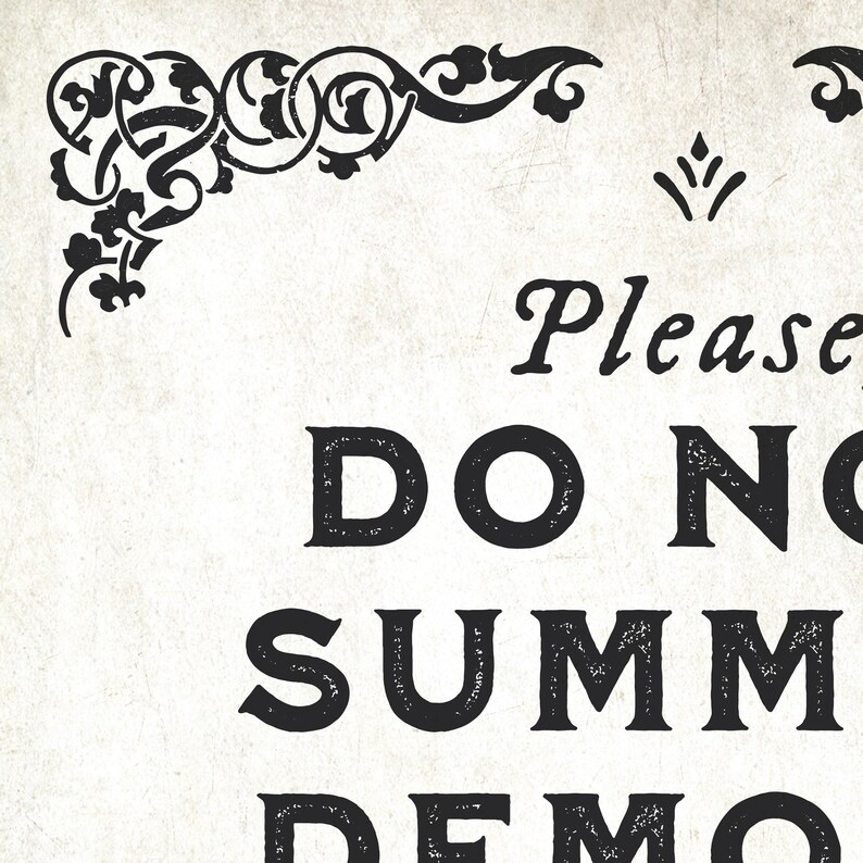 Please Don't Summon Demons in the Bathroom Halloween - Etsy