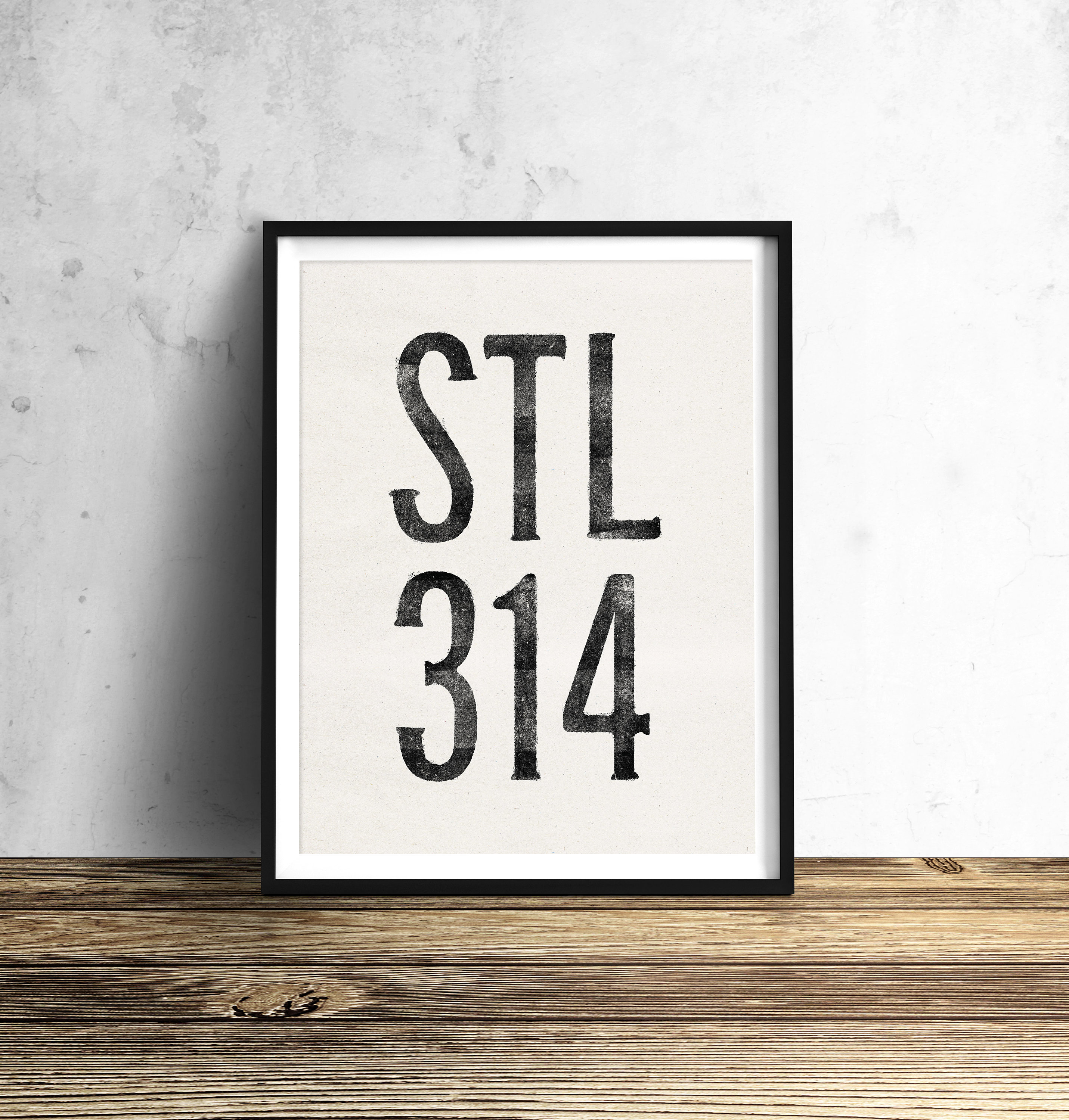 Stl 314 Print St Louis Art Poster Home Decor Printable | Etsy