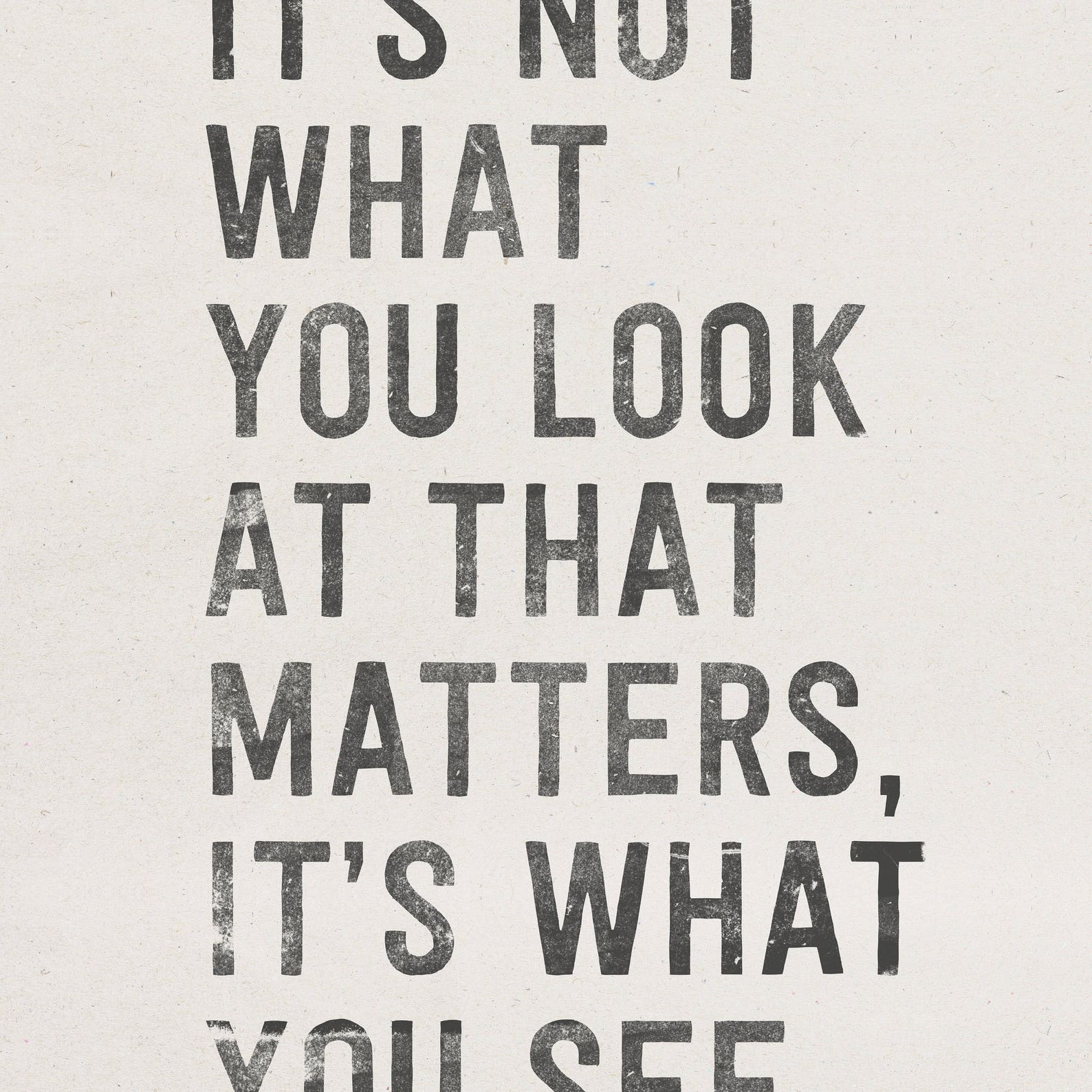 What You See, Inspirational Quote, Digital Print, Contemporary Art ...