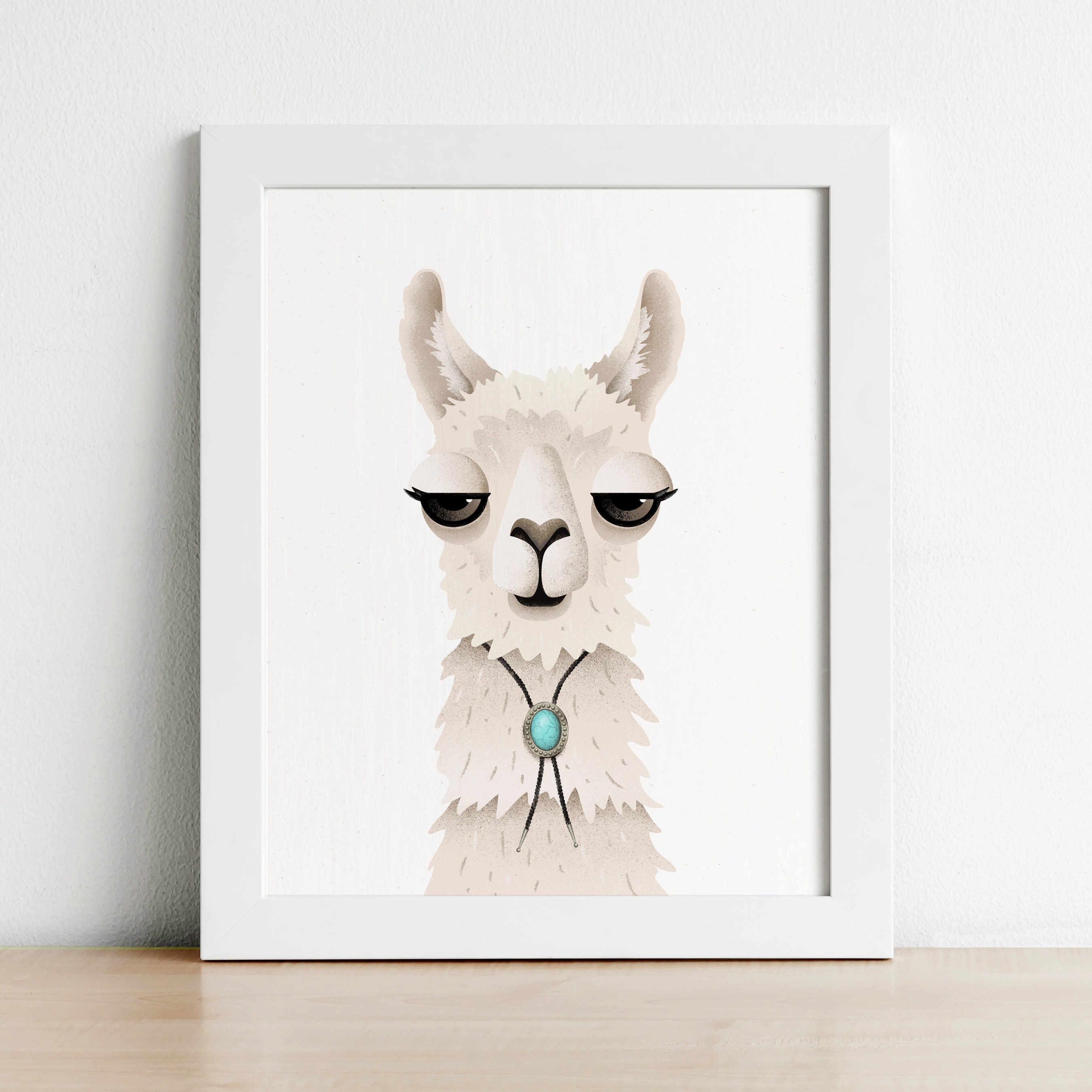 Llama print llama kids decor children's room decor | Etsy