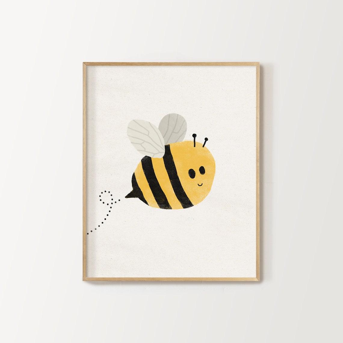 Bee Print Nursery Decor Bee Poster Bee Nursery Theme | Etsy