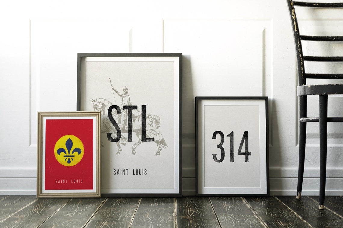 314 Print Stl St Louis Art Poster Home Decor Printable | Etsy