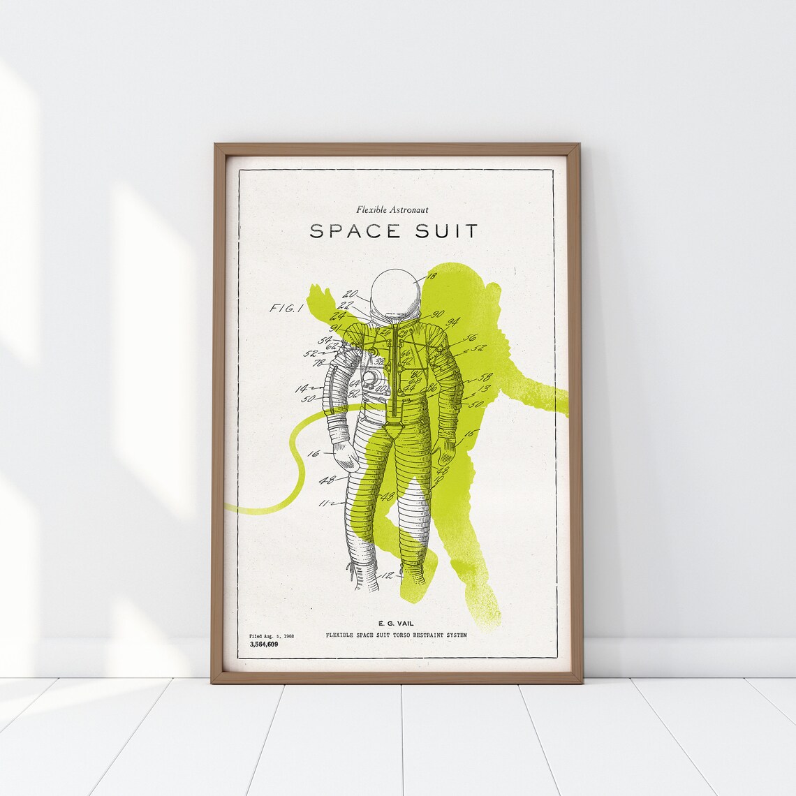 Astronaut Print Space Poster Kid's Room Decor Printable - Etsy