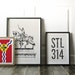 Official Stl Flag Print, St Louis Art, Poster, Home Decor, Printable ...