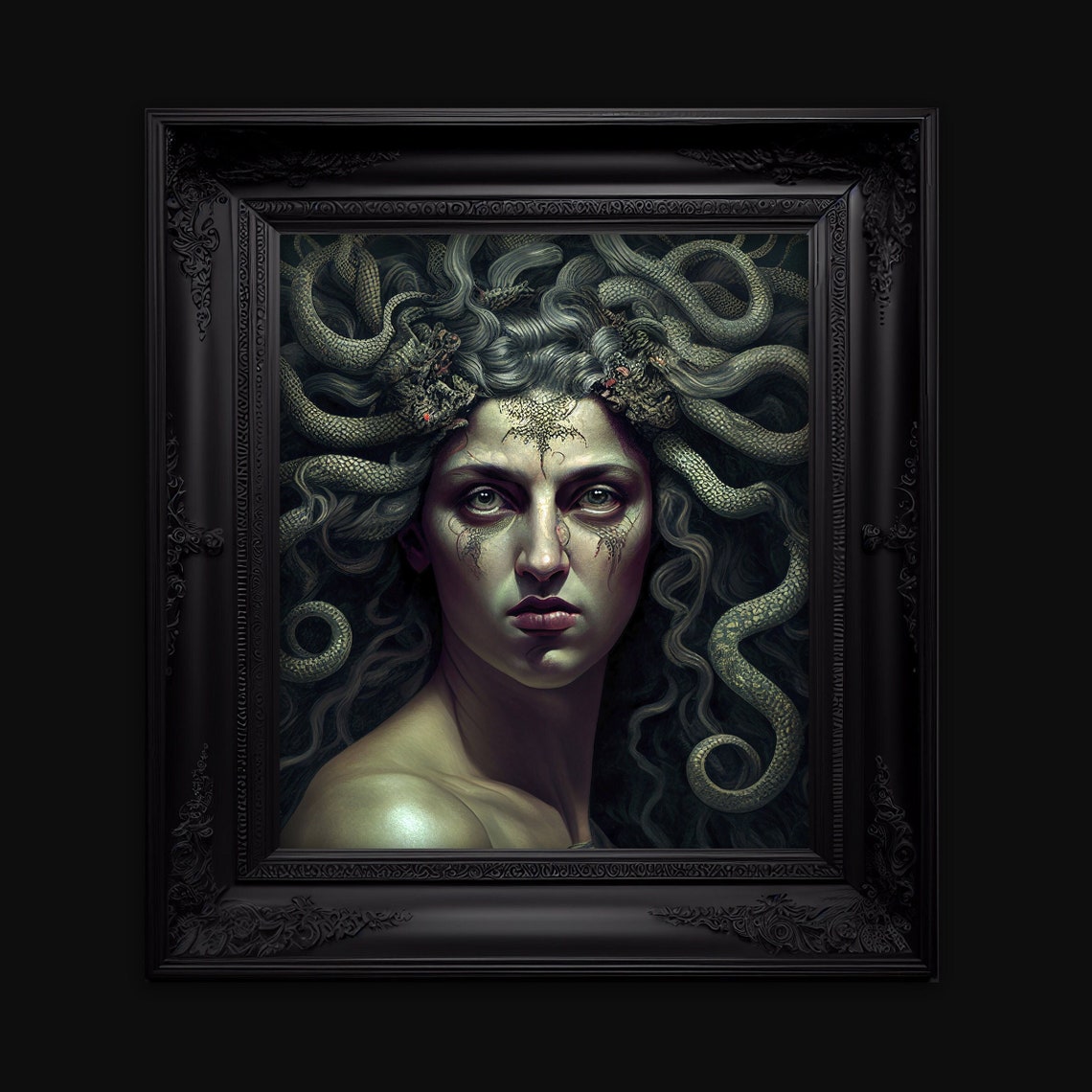 Medusa Decor PRINTABLE Medusa Wall Art Divine Feminine - Etsy