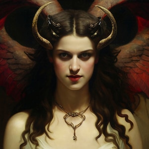 Lilith Mother of Demons PRINTABLE Wall Art | Divine Feminine | Goth ...