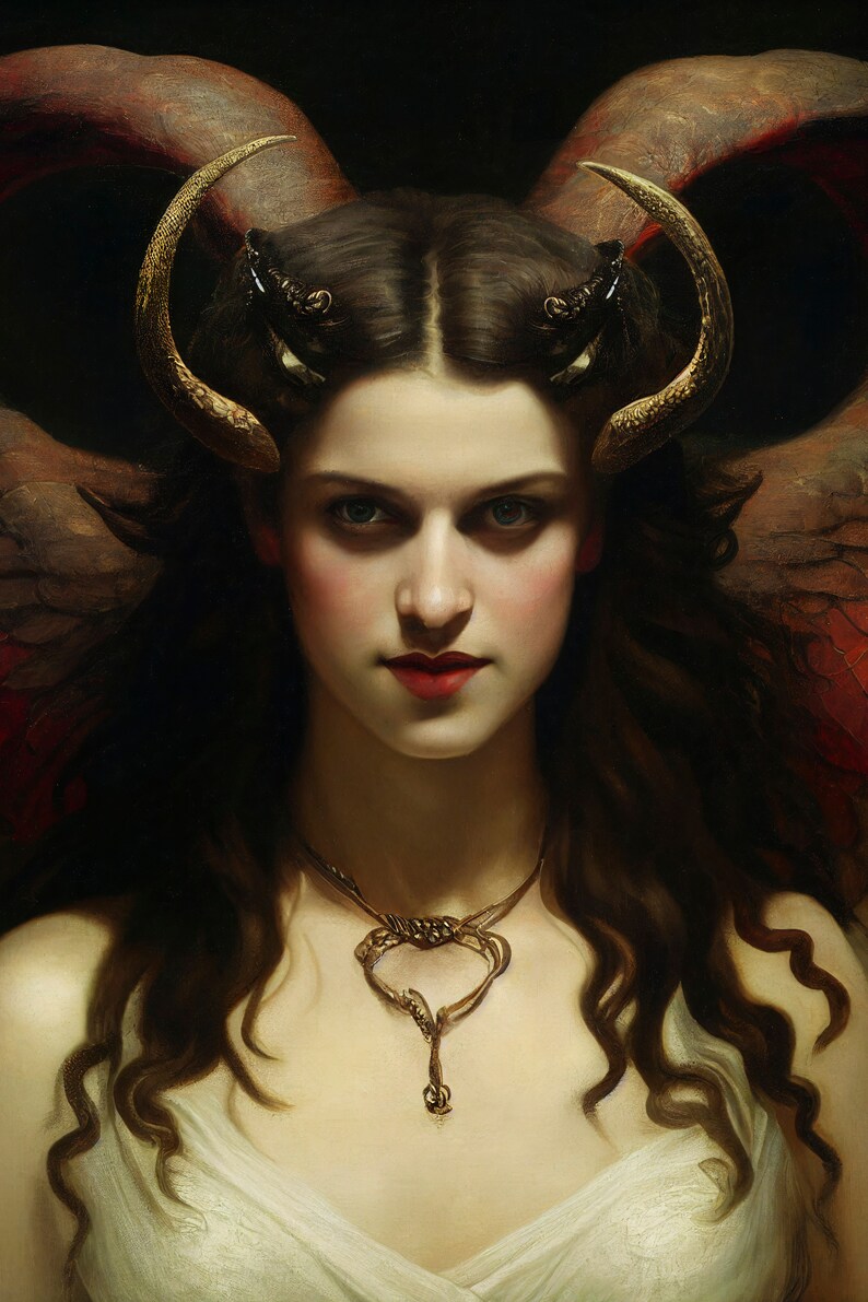 Lilith Mother of Demons PRINTABLE Wall Art Divine Feminine - Etsy
