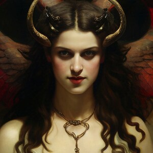 Lilith Mother of Demons PRINTABLE Wall Art | Divine Feminine | Goth ...