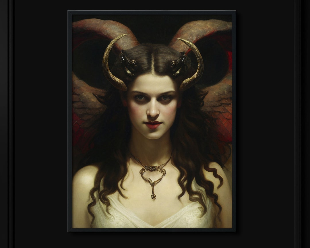 Lilith Mother of Demons PRINTABLE Wall Art Divine Feminine Goth Decor ...
